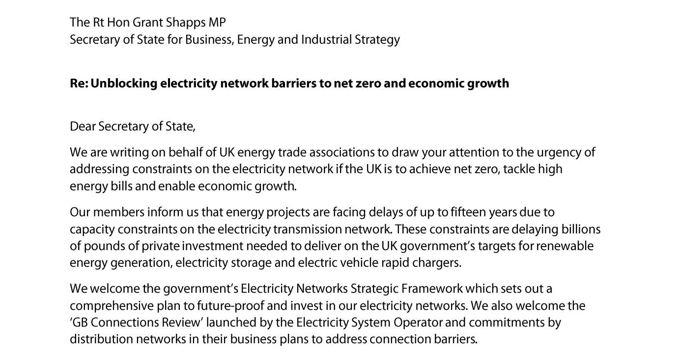 Energy trade bodies call for urgent action to address network ...