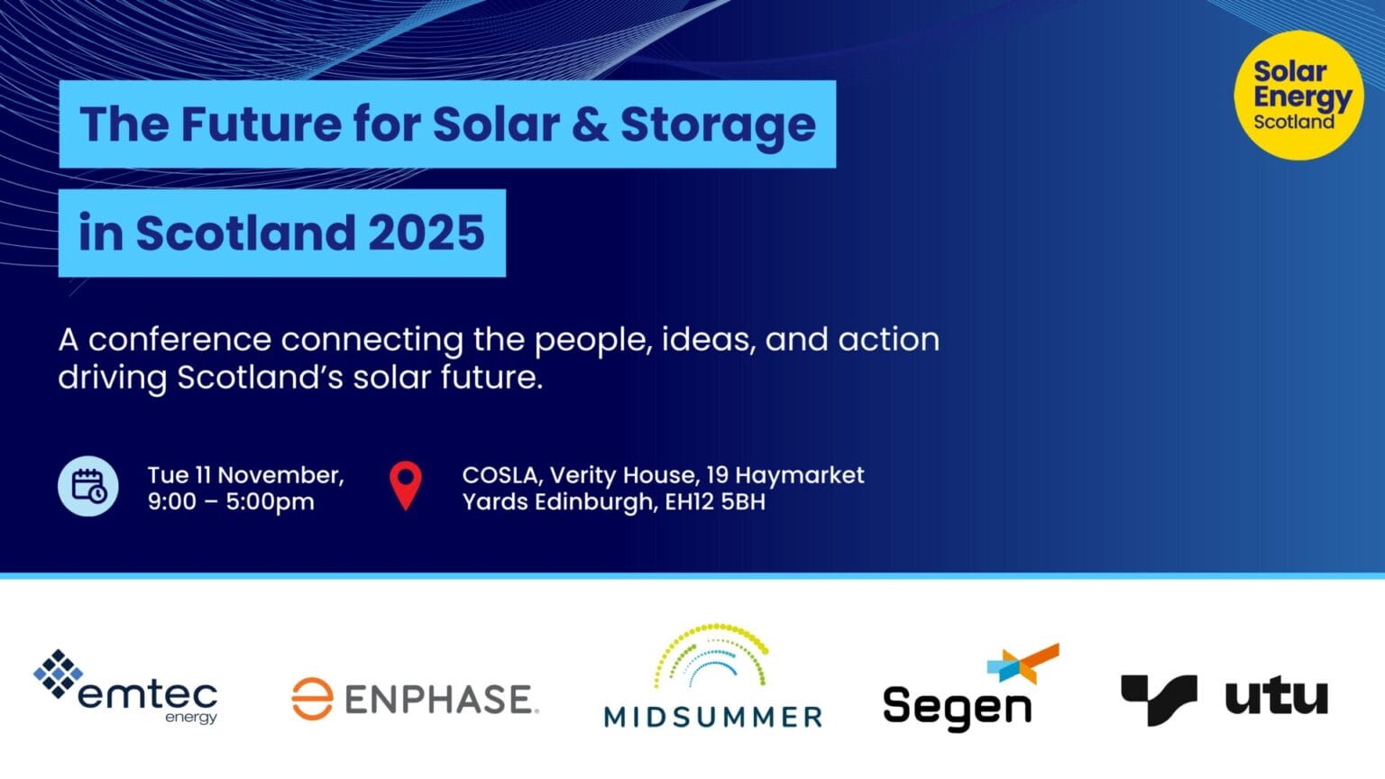 Conference sets out Scotland’s solar future • Solar Energy UK